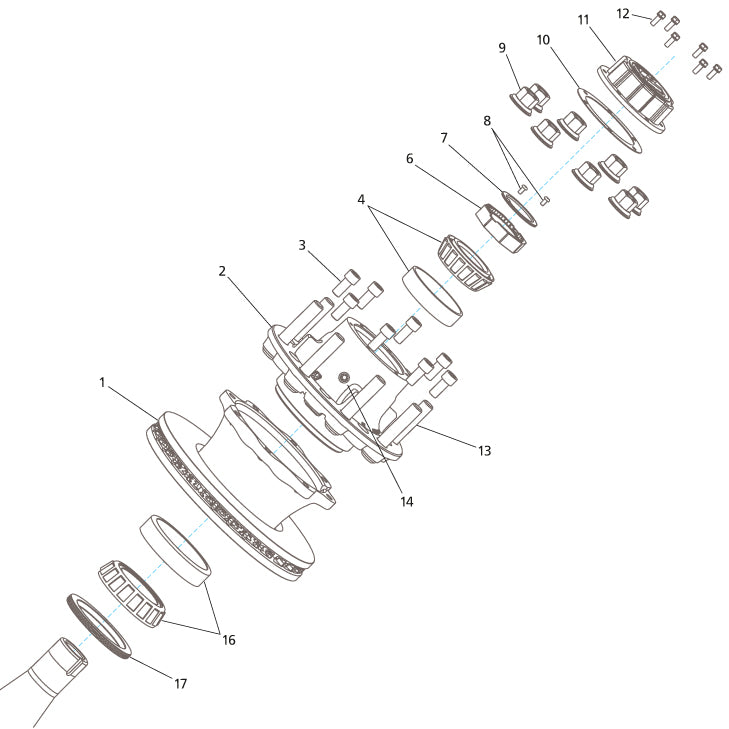 Hendrickson HXL2 HXL5 HN Disc Brake Parts & Axles