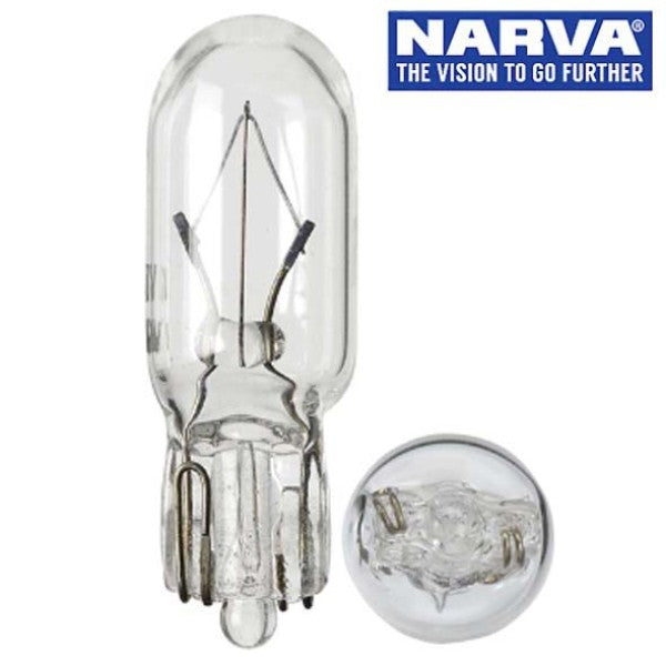 Narva 47287 - 12V 1.7W T-6.5mm Wedge Globes (Box of 10) – Truck and ...