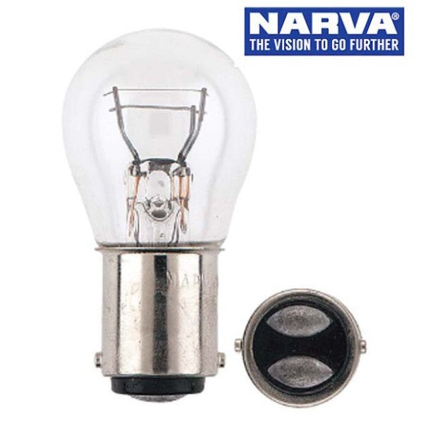 Narva 47381 - 12V 20/5W BA15d Incandescent Globes (Box of 10) – Truck ...