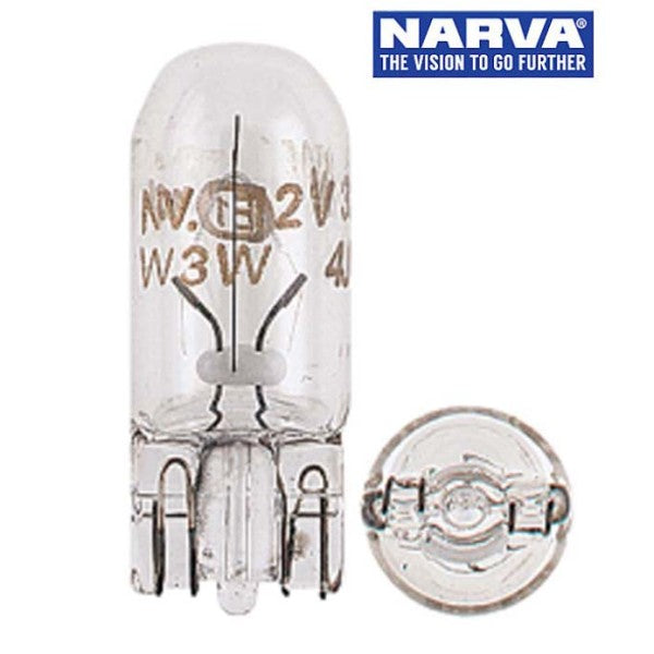Narva 17177 - 12V 5W W2.1 X 9.5D W5W Wedge Globes (Box of 10) – Truck ...