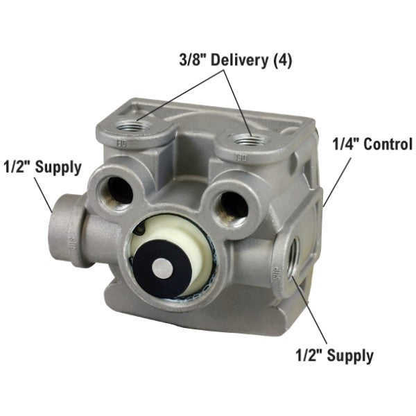 R-12P Pilot Relay Valve – Truck and Trailer Spares