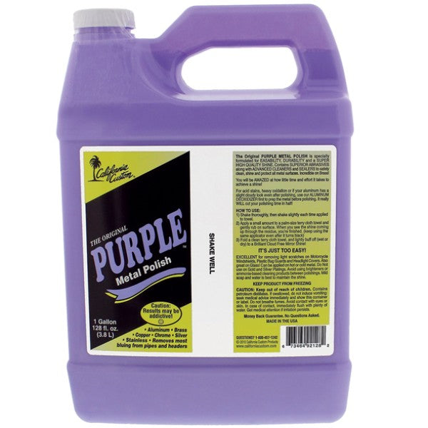 California Custom Purple Metal Polish - 3.8 Litre – Truck and Trailer ...