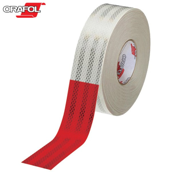 ORAFOL - ORALITE® VC104+ Reflective Tape (Rigid Surfaces) - Red & Whit