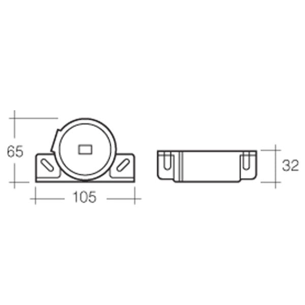 Reversing Alarm Quacker Broadband Fixed Output 12/24 Dual Voltage - 87