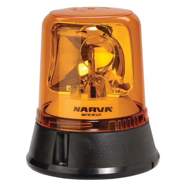NARVA Halogen Optimax Rotating Beacons With Fixed Mount Base - Amber ...