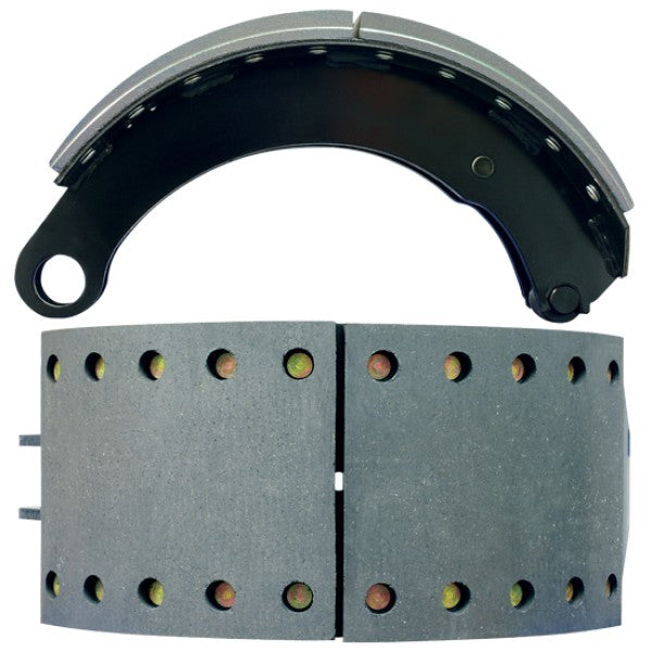 Genuine Lined Brake Shoe - 1 x SAF Shoe with Roller - 420 x 180mm ...