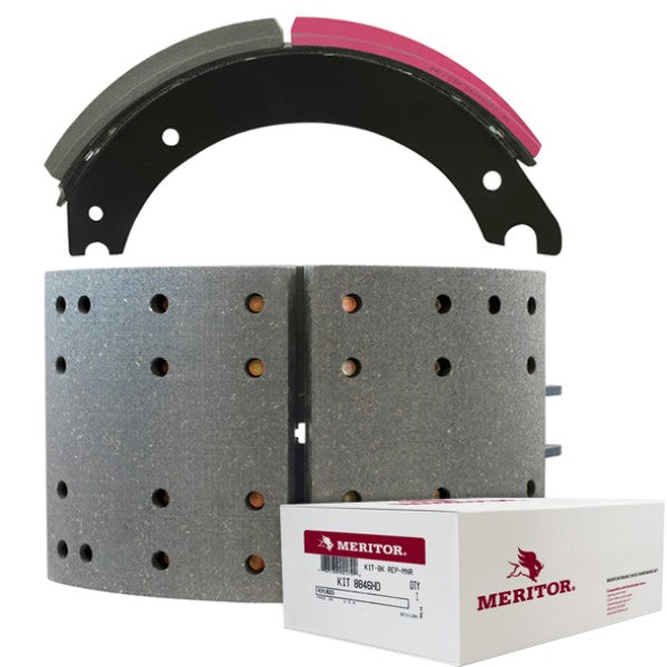 Meritor-Euclid MG2 Lined Brake Shoe - Hendrickson Shoes - 420 x 219mm ...