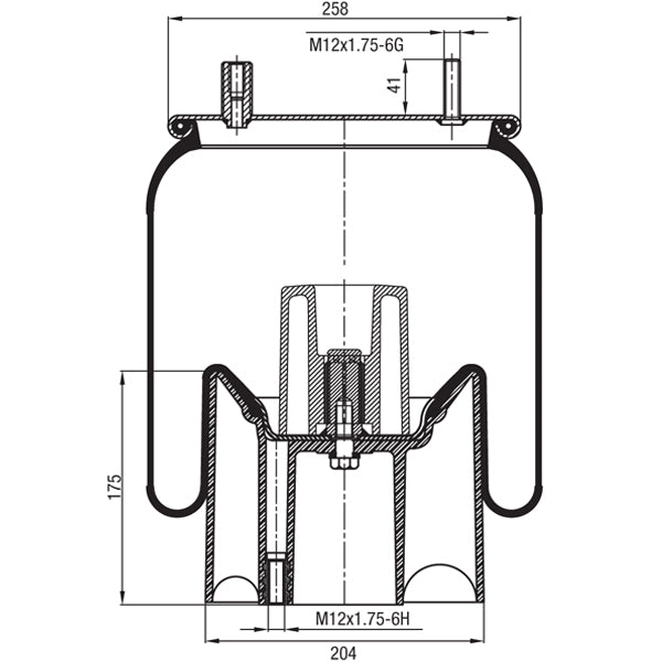 Air Spring Assembly - ROR 9T & Krueger / Trailer – Truck and Trailer Spares