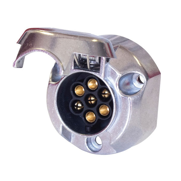 U-CONNECT 7 PIN DIN SOCKET - METAL